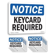 No Walk OSHA Notice Aluminum Sign 24 Inch x 18 Inch - 10 Pack - Walmart.com