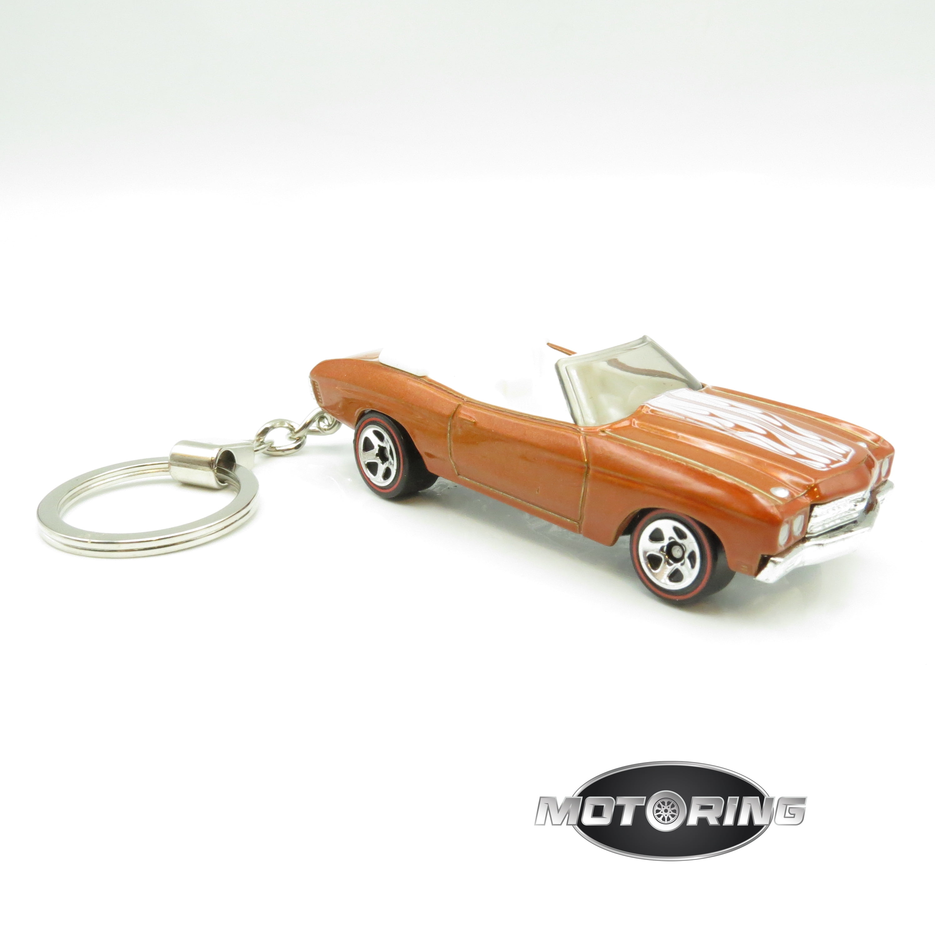 Keychain 1970 '70 Chevy Chevelle SS Orange Convertible Car Rare Key ...