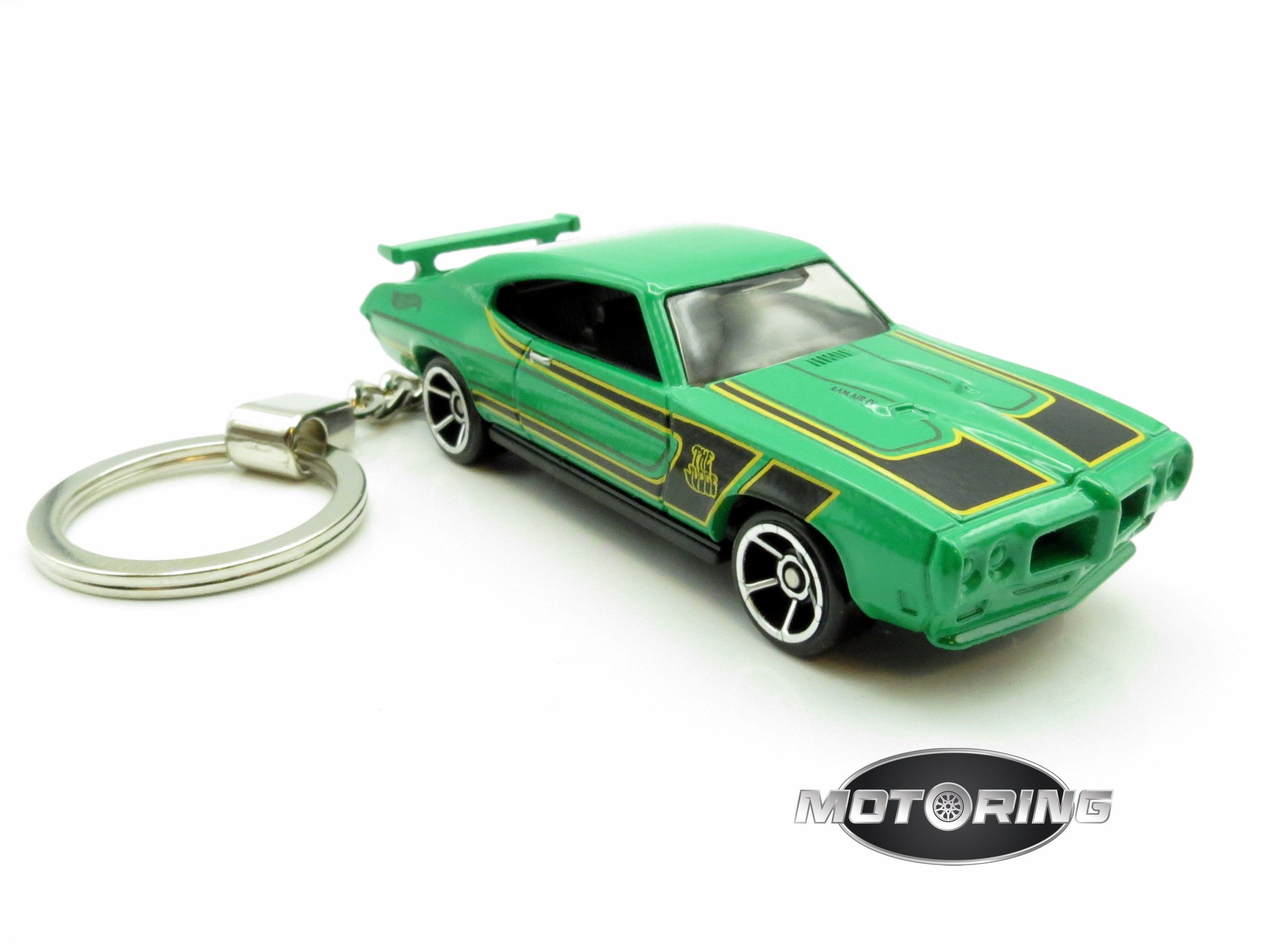 Keychain 1970 '70 Pontiac GTO Judge Green Car Rare Novelty 1:64 Diecast ...