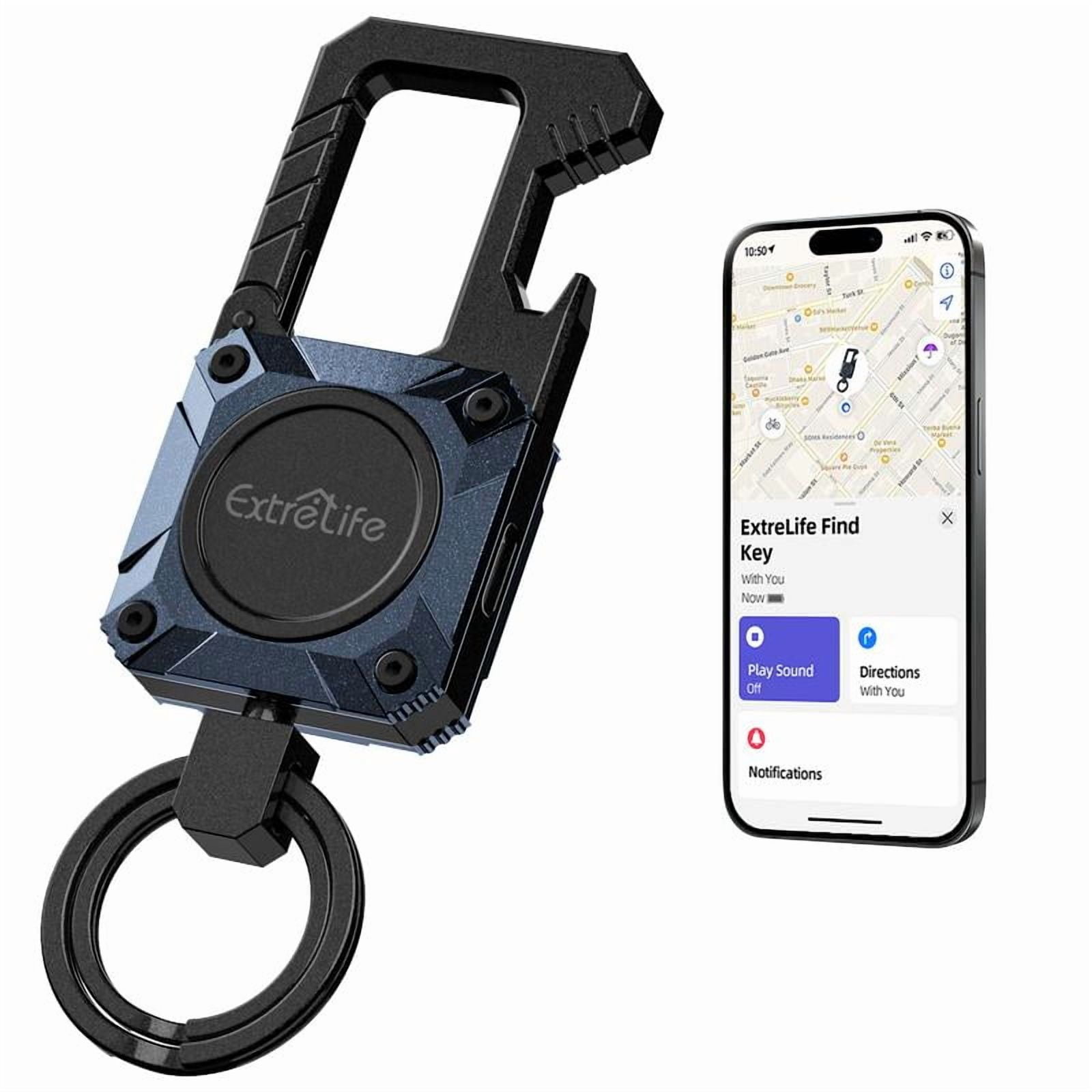 Keychain with Apple Find My GPS Tracker Heavy Duty Bottle Opener ...