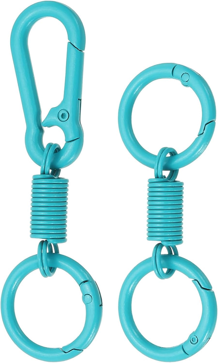 Keychain Clips with O Rings, Quick Release Key Chain Rings Spring ...