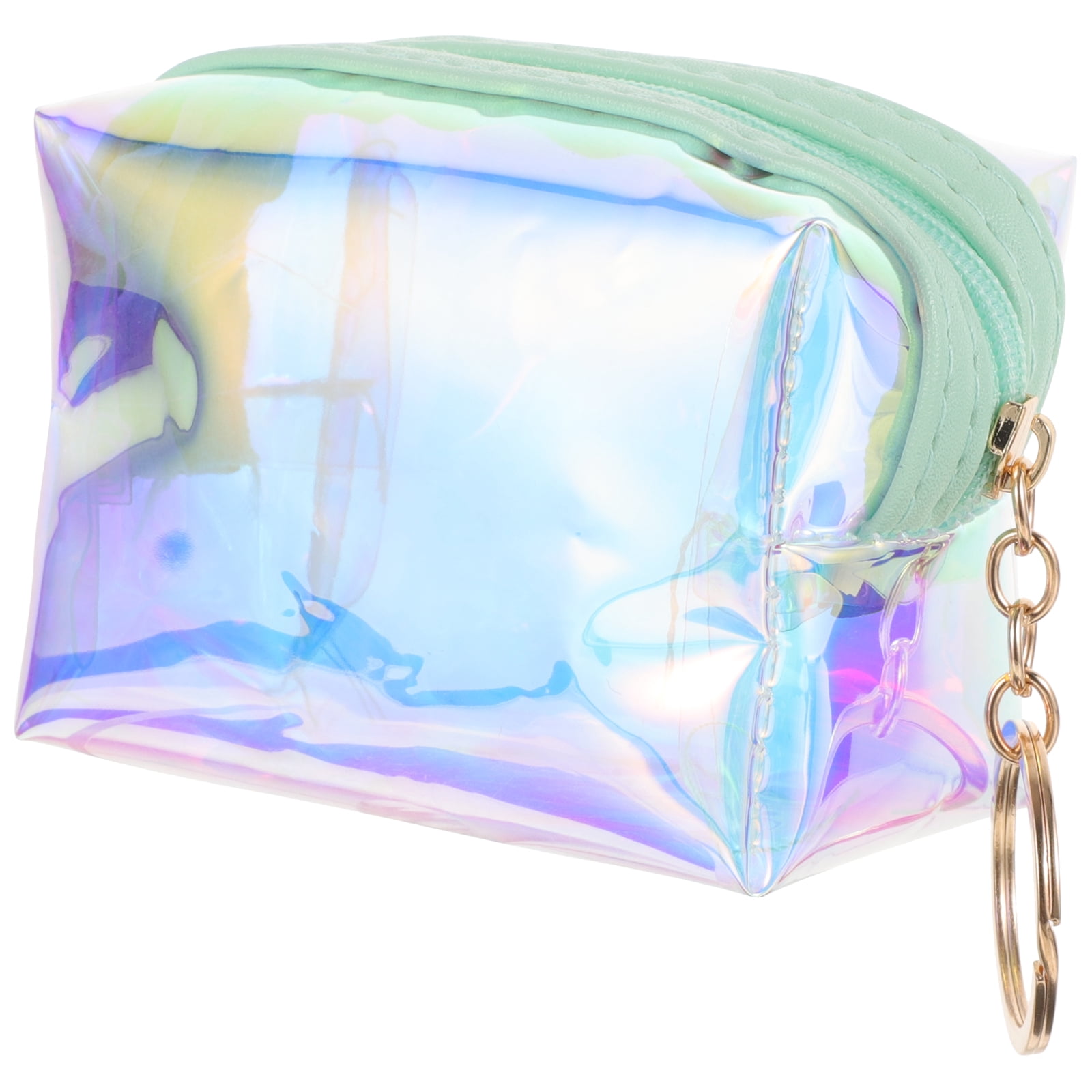 Tiny Pouch Wallet Keychain Clear Coin Purse Change for Coins Student ...