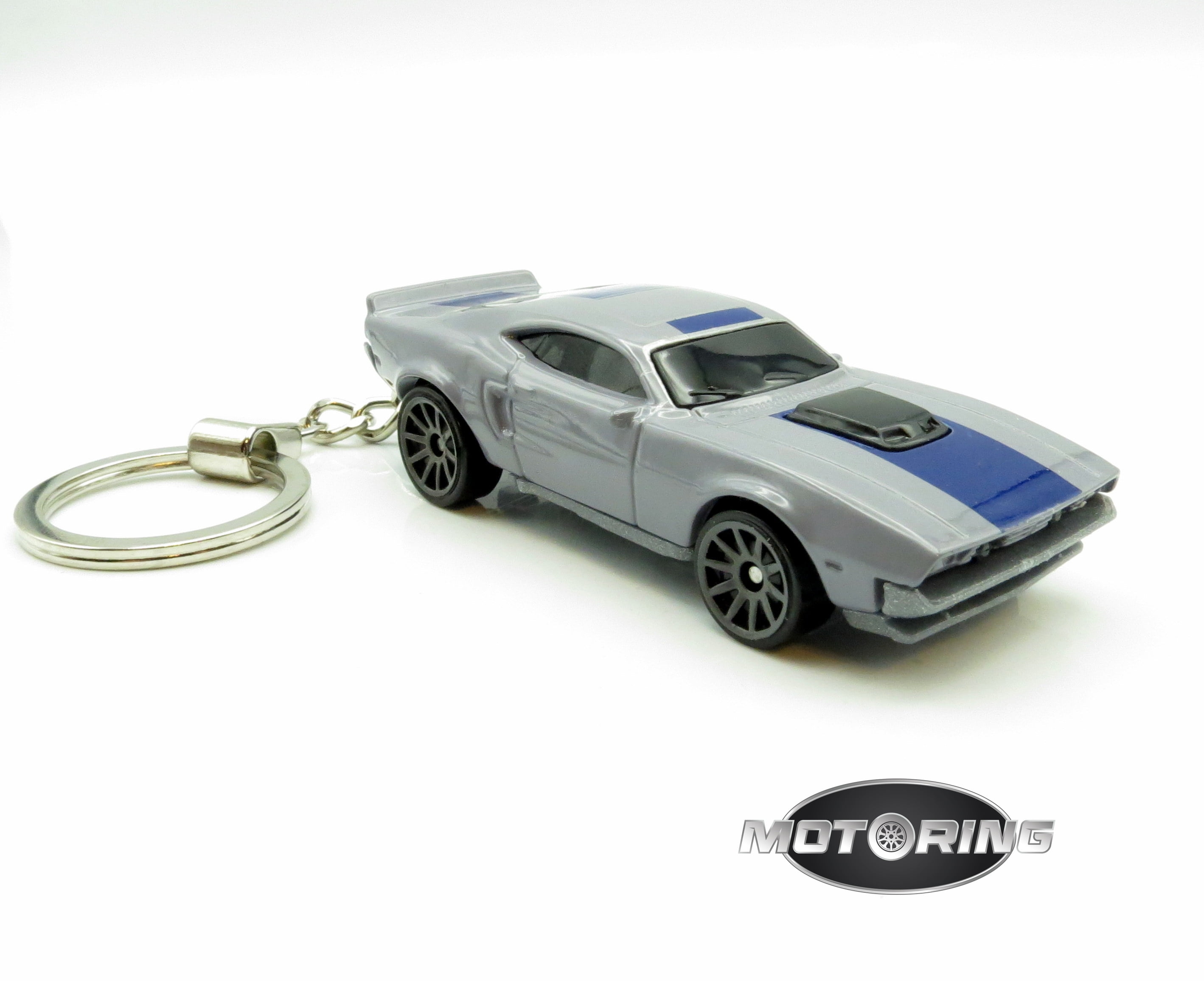 Keychain Dodge Charger ION Thresher Gray Fast Furious Car Rare Novelty ...