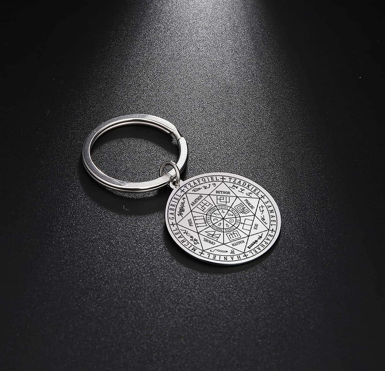 Keychain For Men Women,The Seal Of The Seven Archangels Keychain Seal ...