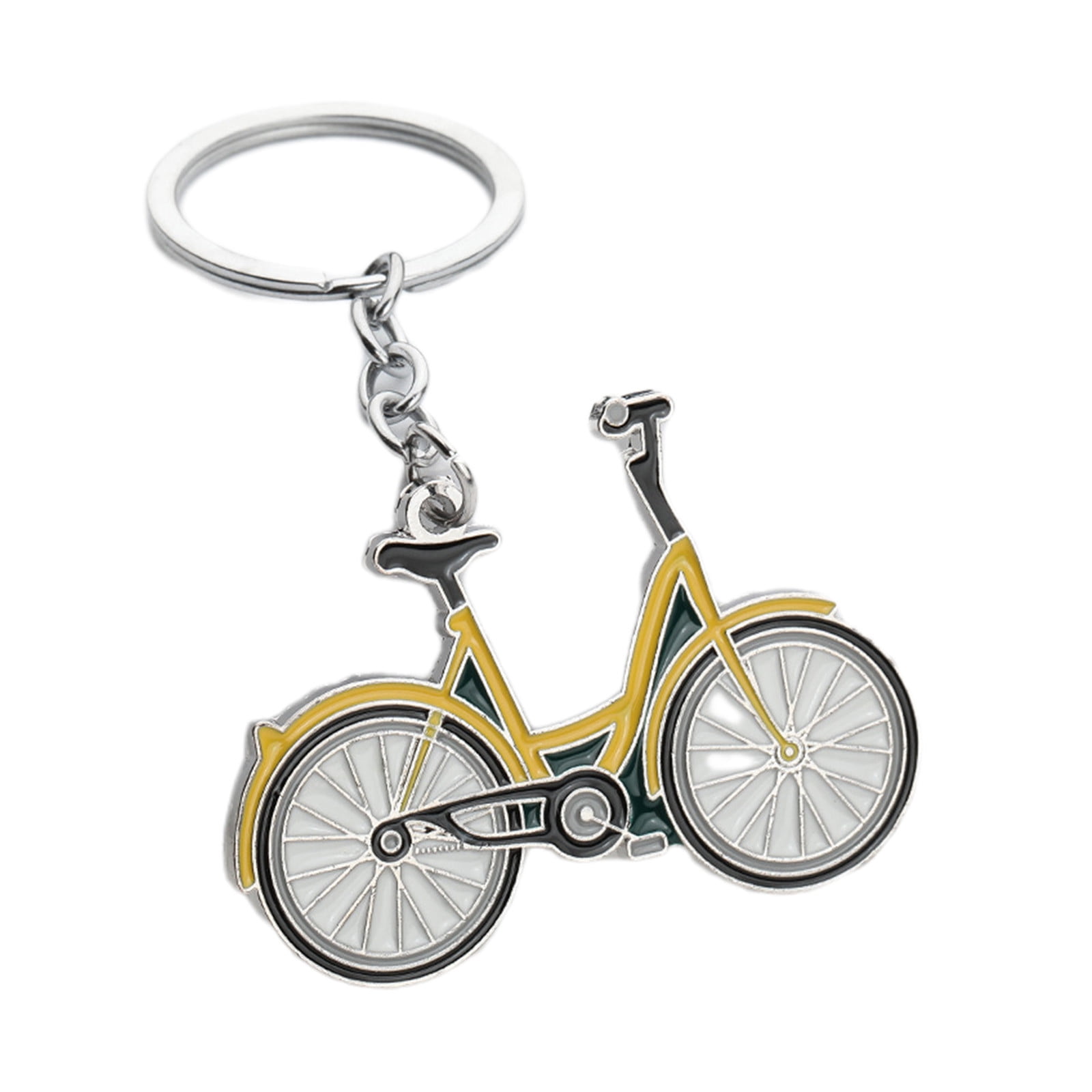 Keychain Key Ring Metal Bicycle Model Key Ring Key Holder Bag Charm ...