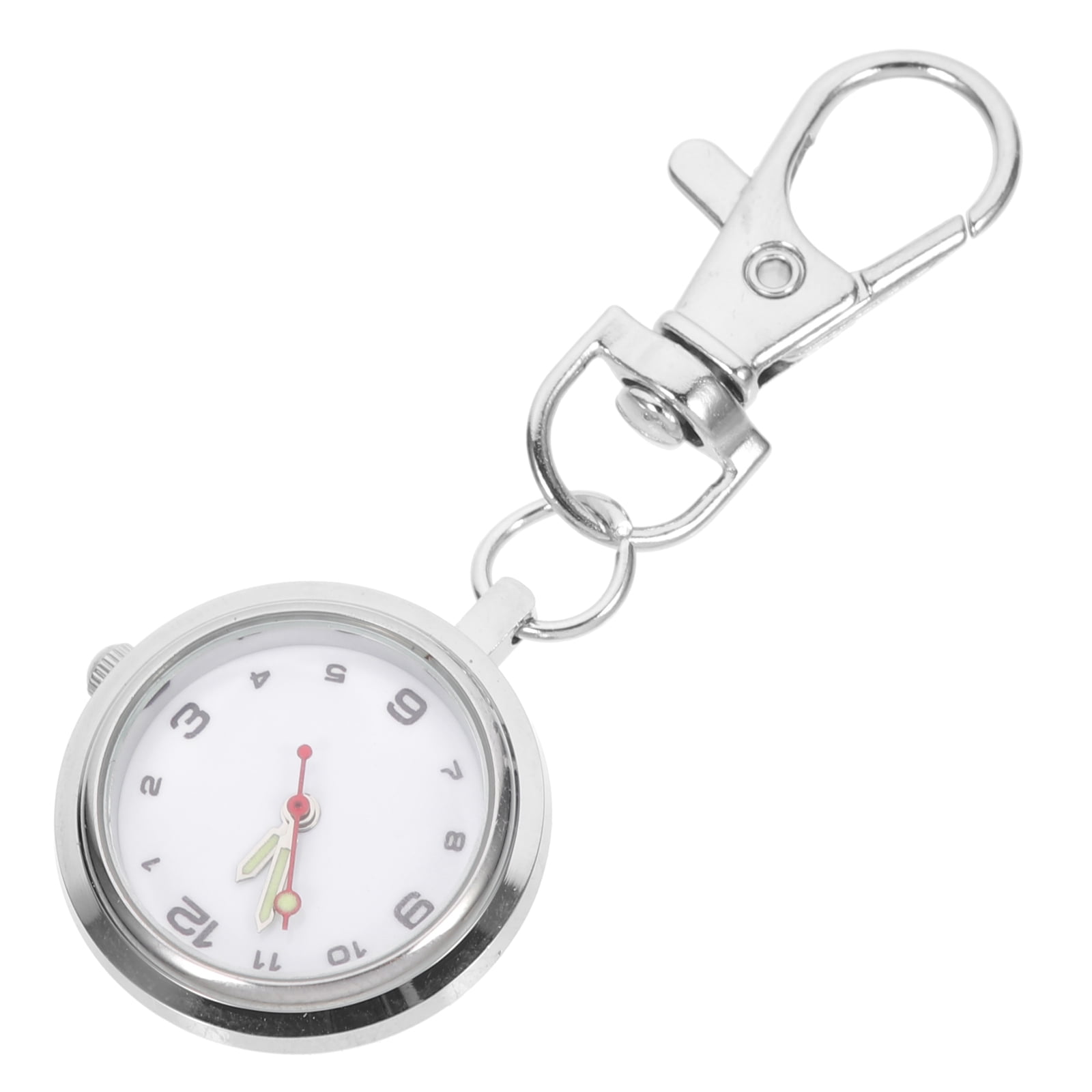 Pocket Watch Keychain Ladies Watches for Women Fob Clip on Man Women's ...