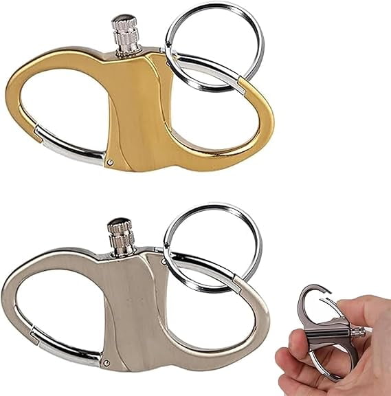 Keychain Lighter Match Strike,Outdoor Adventure Key Chain Lighter,Metal ...