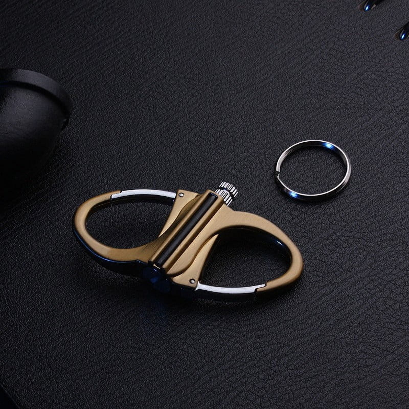 Keychain Lighter,Metal Keychains Lighter,Reusable Survival Fire Starter ...