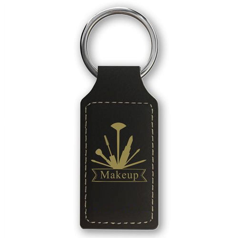 Keychain - Makeup Artist (Black Rectangle) - Walmart.com