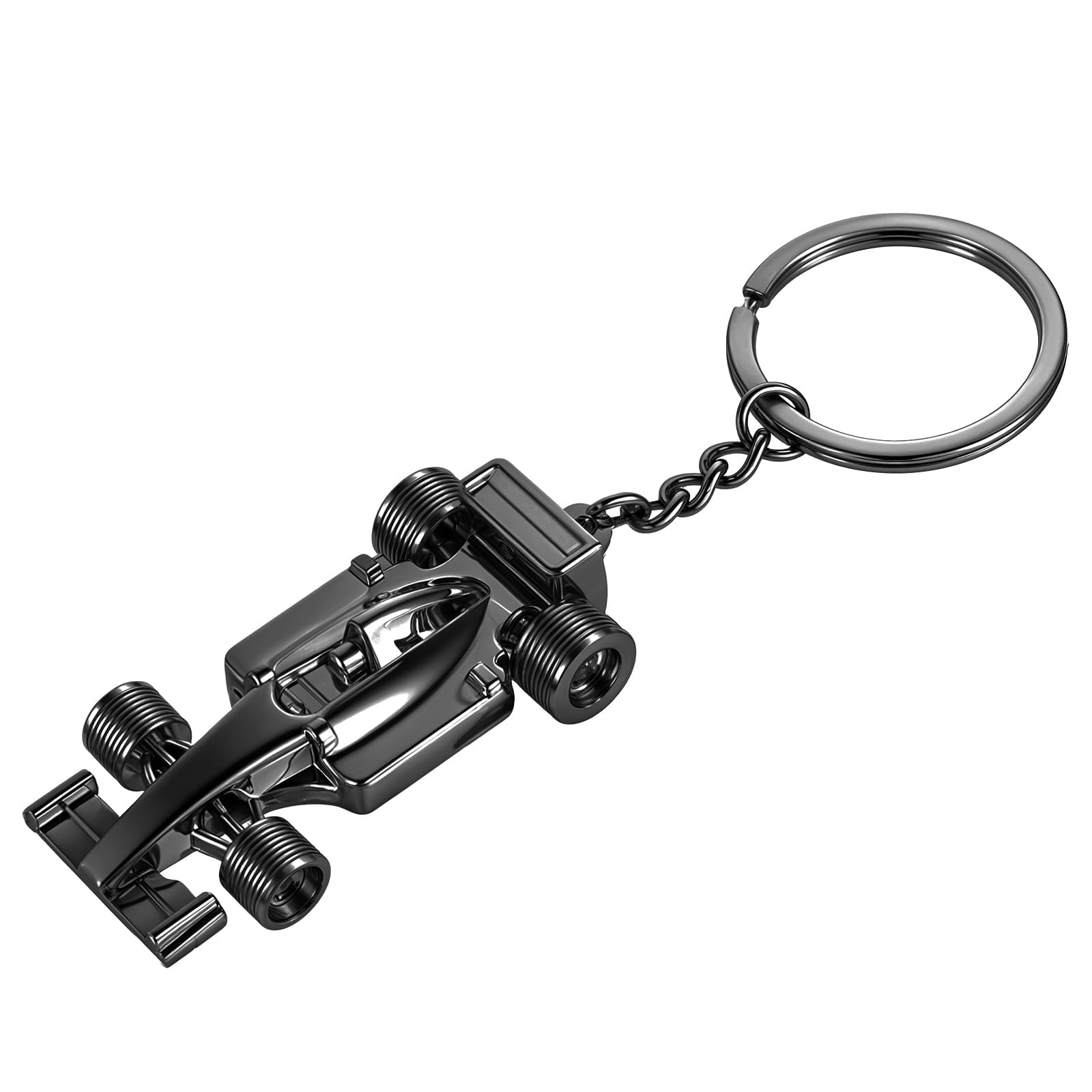 Keychain for Men, Alloy Car Model Keychain, Metal Formula One Keyring ...