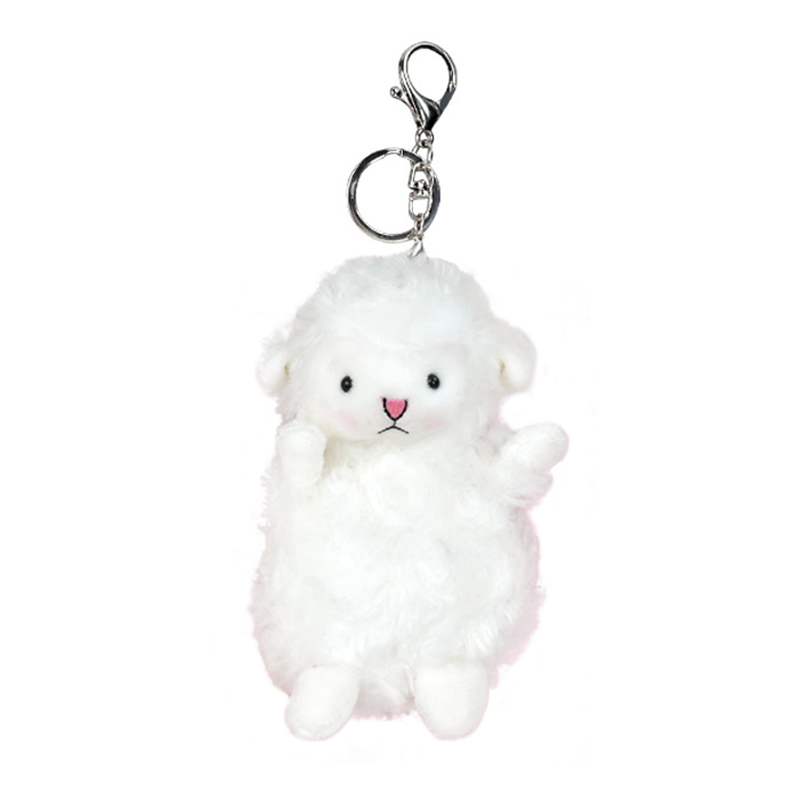 Keychain Pendant Cartoon Sheep Anti-lost Adorable Stuffed Little Lamb ...