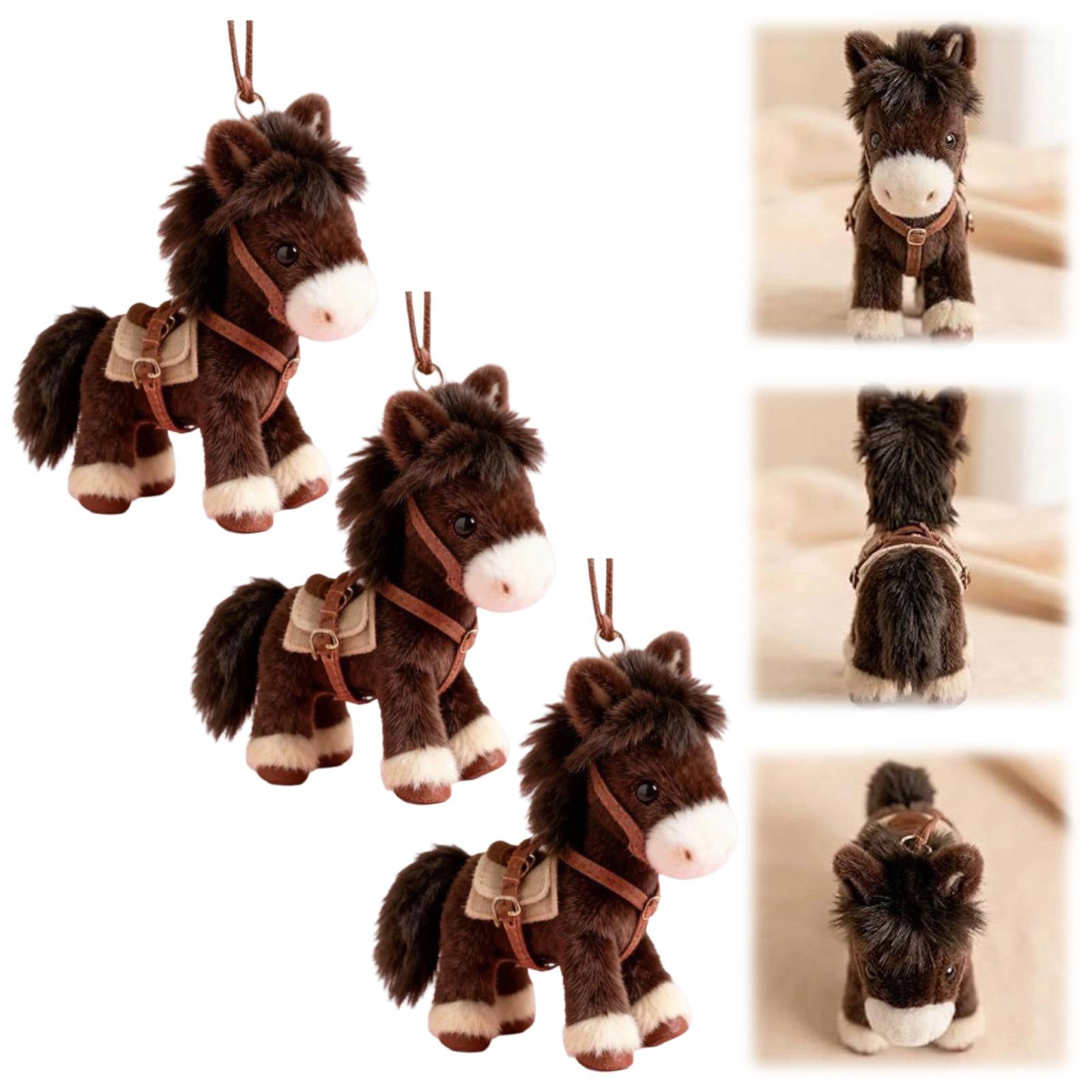 Keychain Plush Pony Bag Charm, 2026 Plush Pony Bag Charm and Keychain ...