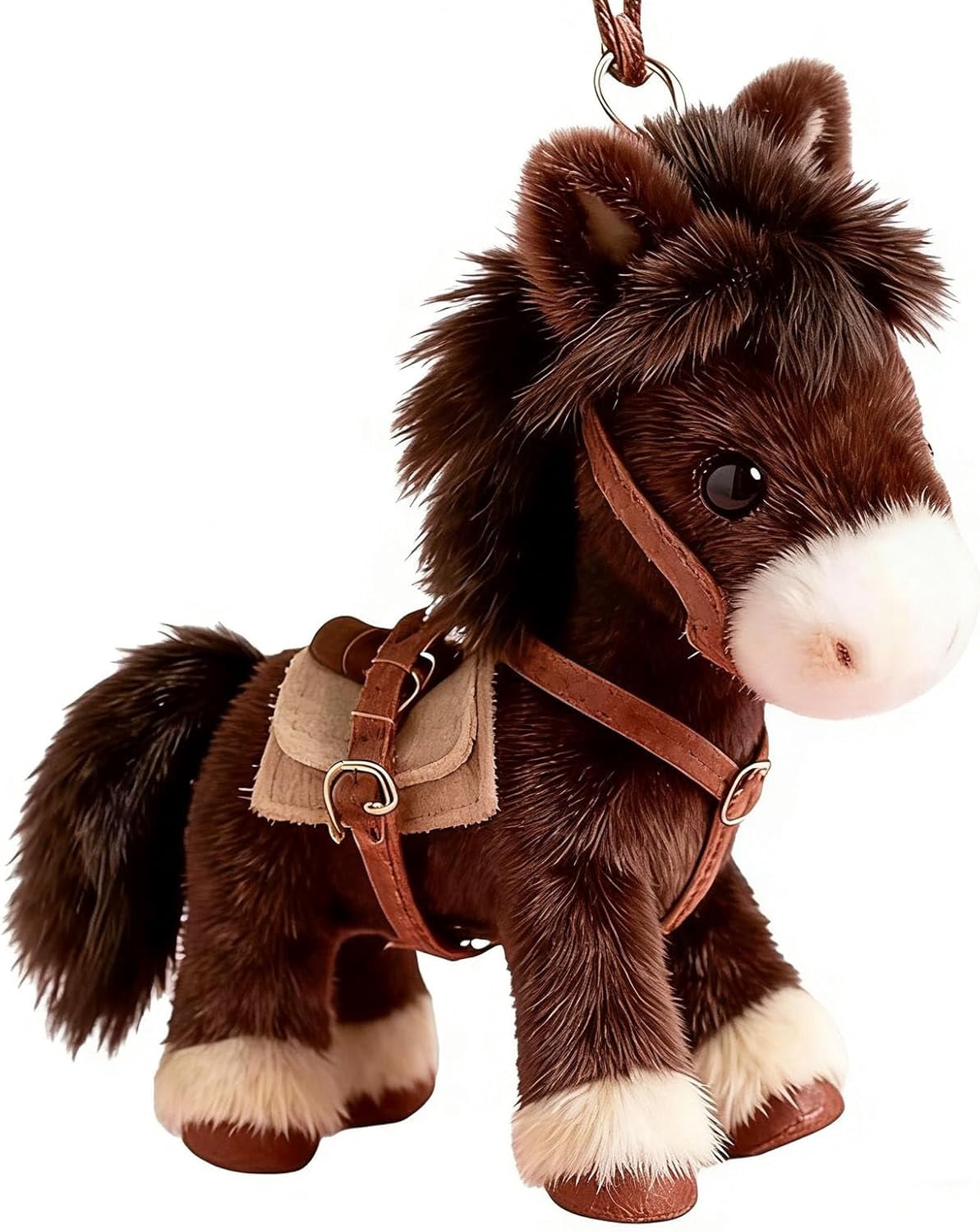 Keychain Plush Pony Bag Charm, 2026 Plush Pony Bag Charm and Keychain ...