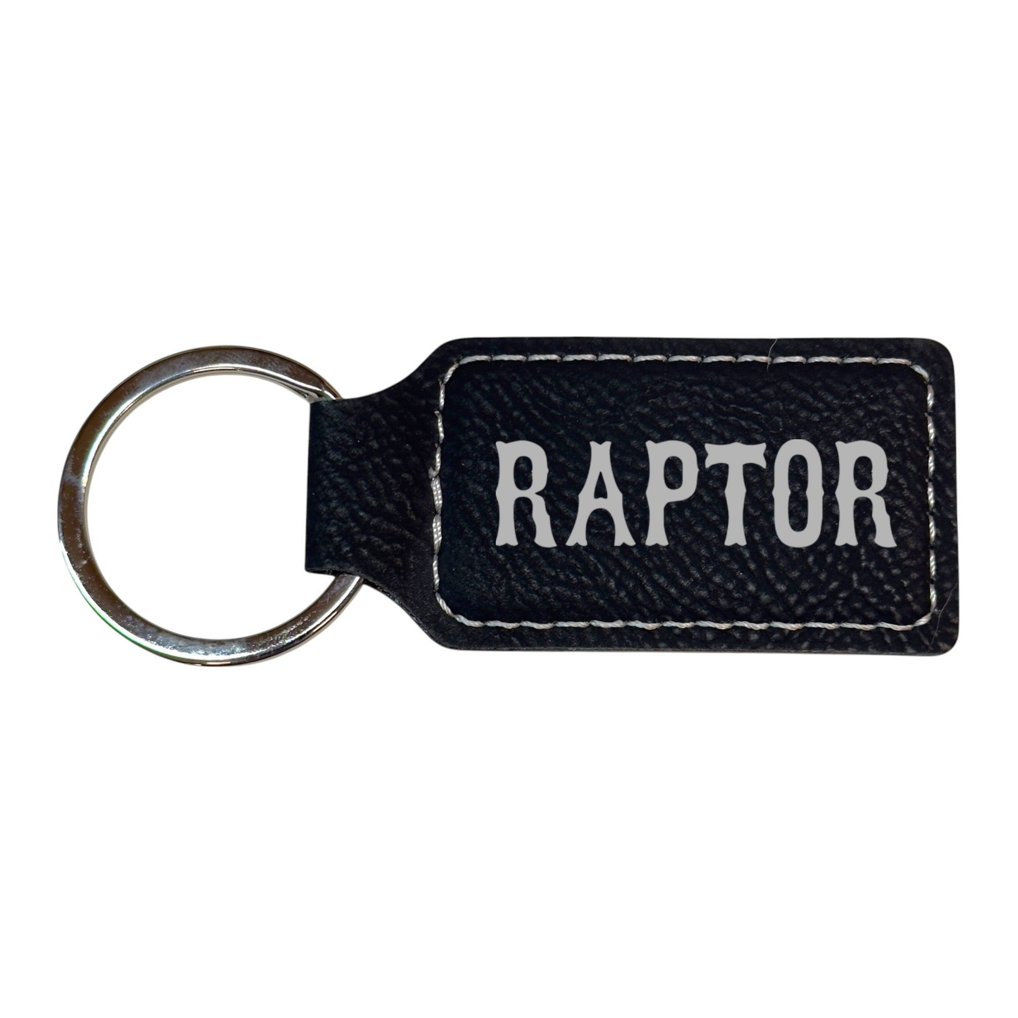 Keychain - Rectangle - Raptor - Leather - Walmart.com