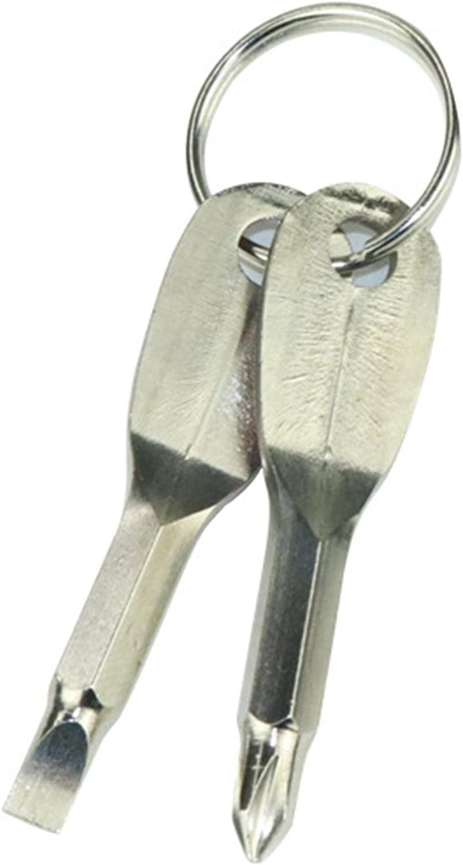 Mini 3-in-1 Keychain Screwdriver - Phillips & Flathead. Ideal Gift for ...