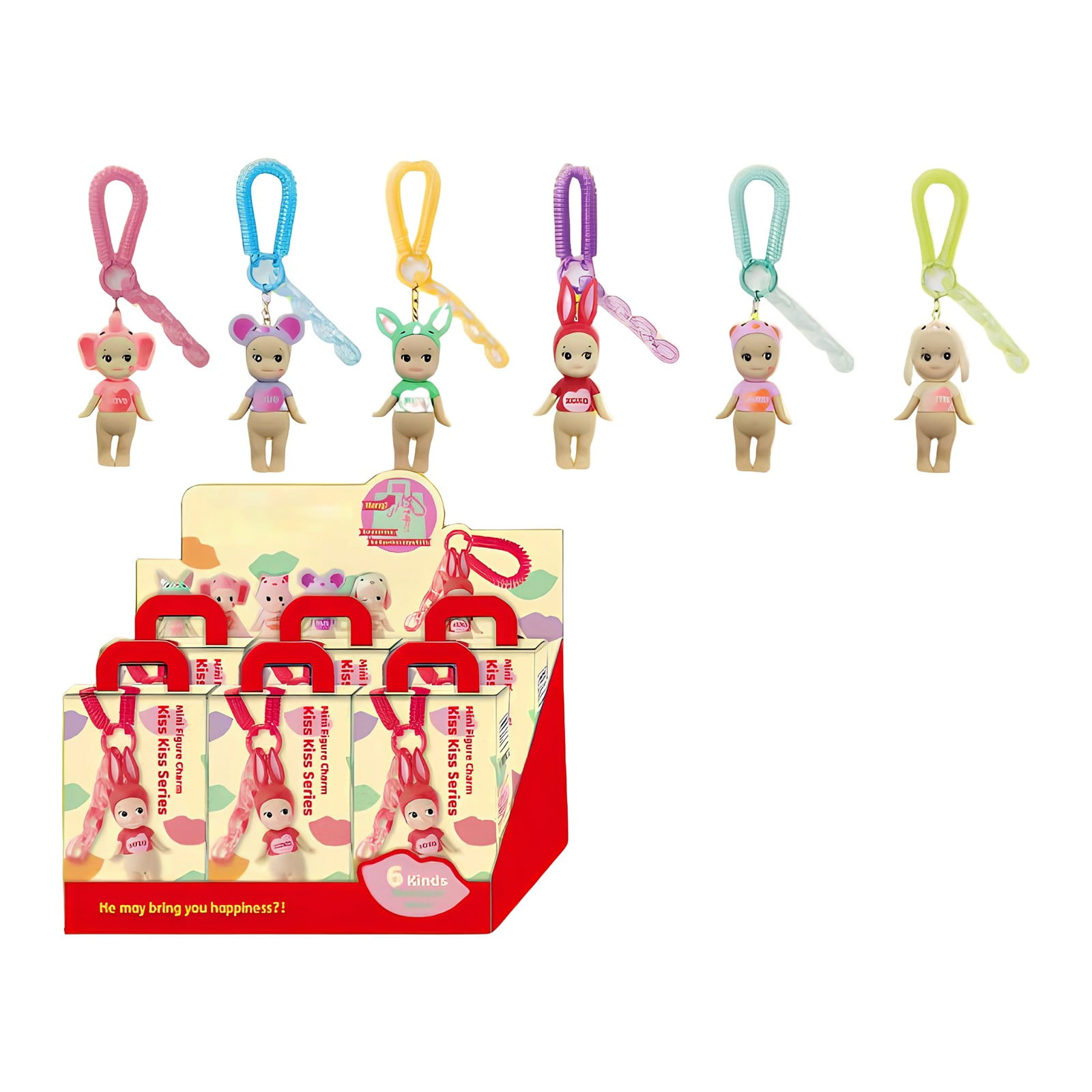 Keychain Series Pose A,1 PC ( 1 Sealed Blind Box ) - Walmart.com