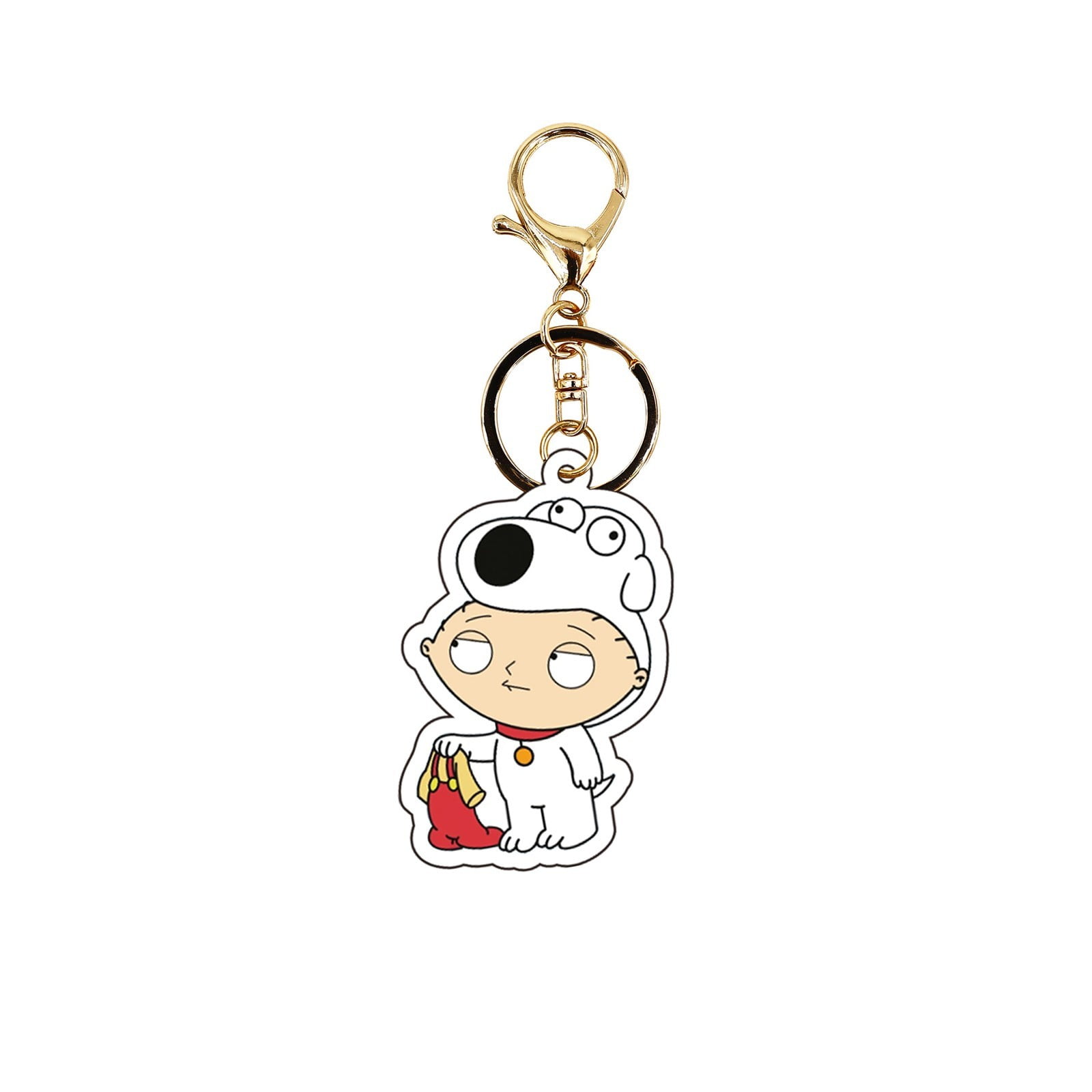 Keychain Set of Family Guy (TV Series 1999 -) Cute And Funny Charms For ...