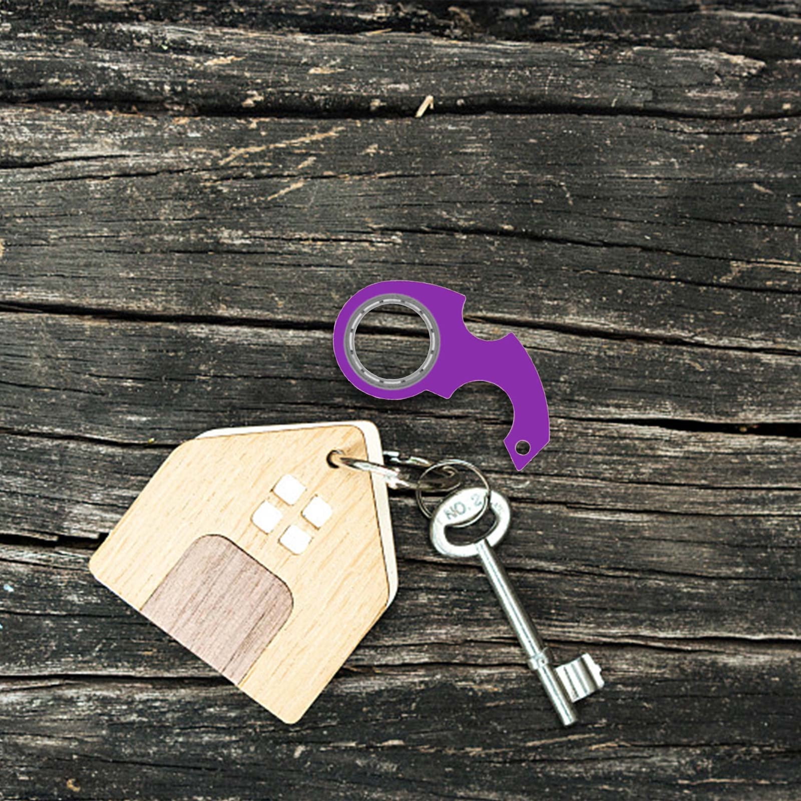 Keychain Spinner, Keyring Fidget Ring Toy, Portable Keychain Spinner ...