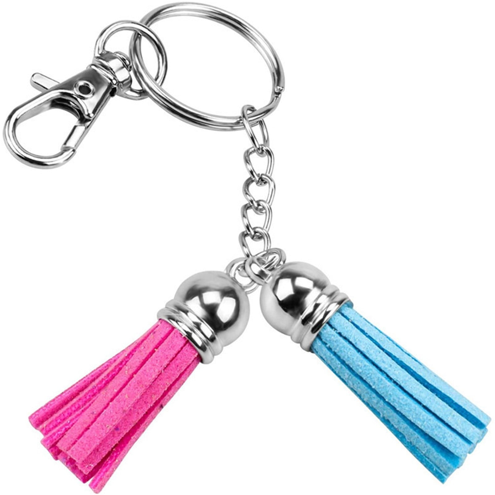 Keychain Tassel, 220 PC Key Chain Ring Set Includes 50 PC Tassel, 50 PC ...