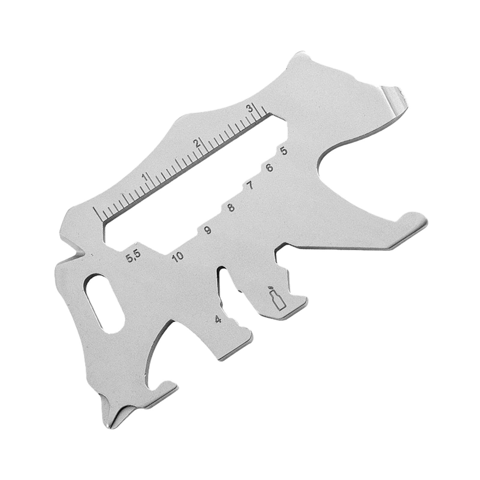 Keychain Tool Stainless Steel EDC Gadget 6 Tools In 1 Screw Driver ...