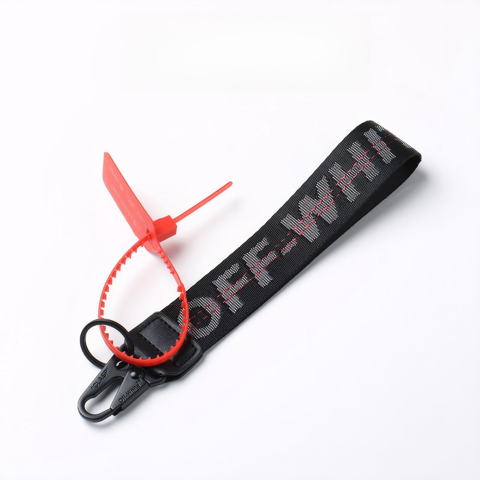 Keychain WHITE Lanyard FLuo White for Keys can Hang Key,Wallet,Jeans ...