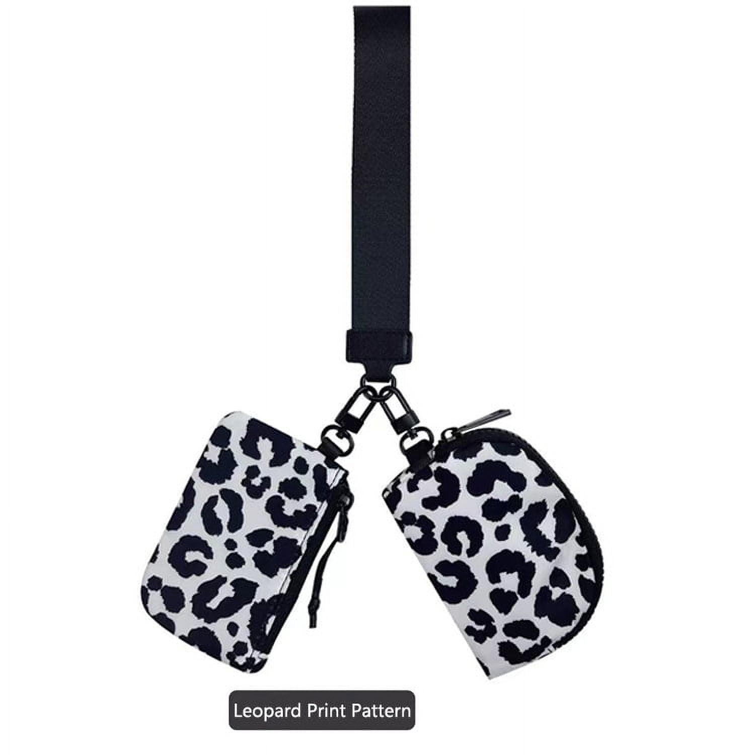 Keychain Wallet - Mini Zip Around Wristlet Wallets for Women ...