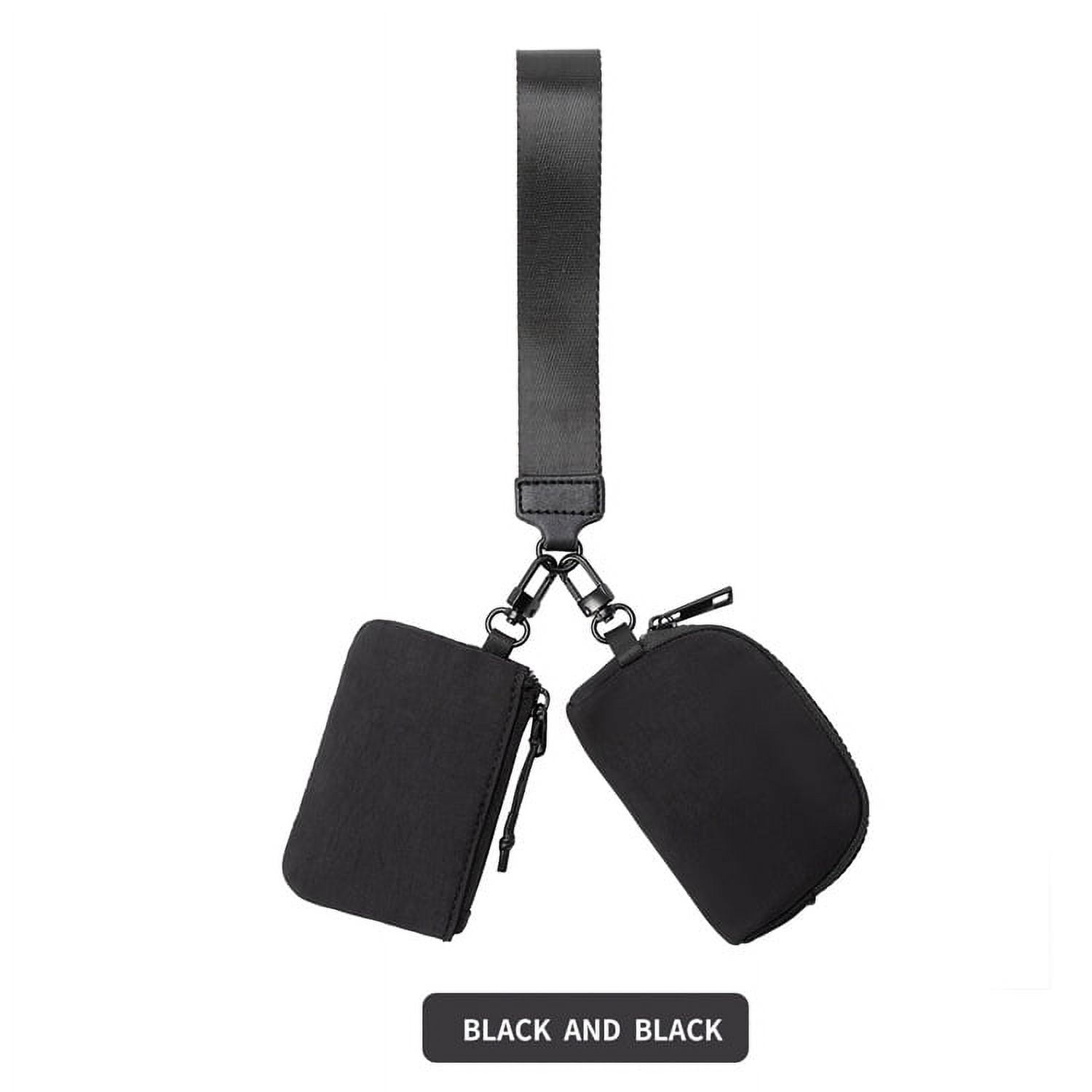 Keychain Wallet - Mini Zip Around Wristlet Wallets for Women ...