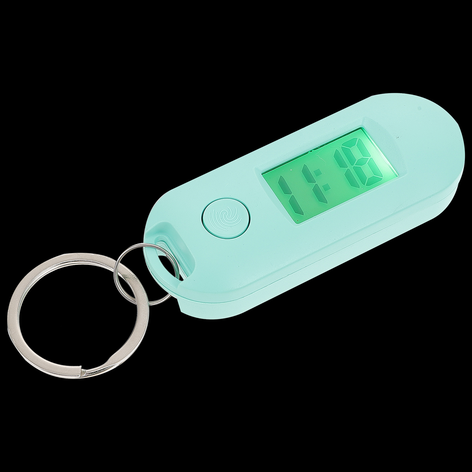 Pink Plastic Keychain Watch for Students Durable Silent Design Compact ...