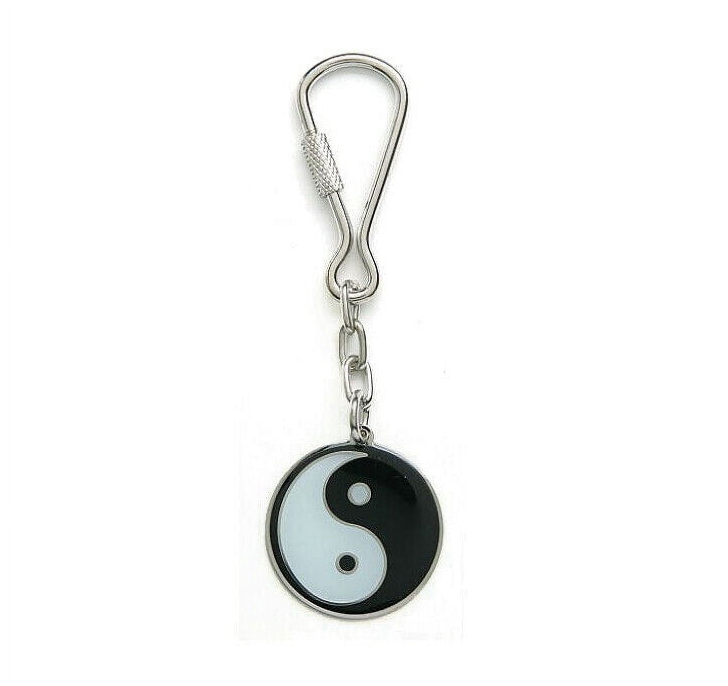 Keychain Yin Yang Key Chain Martial Arts Metal Key Holder - Walmart.com
