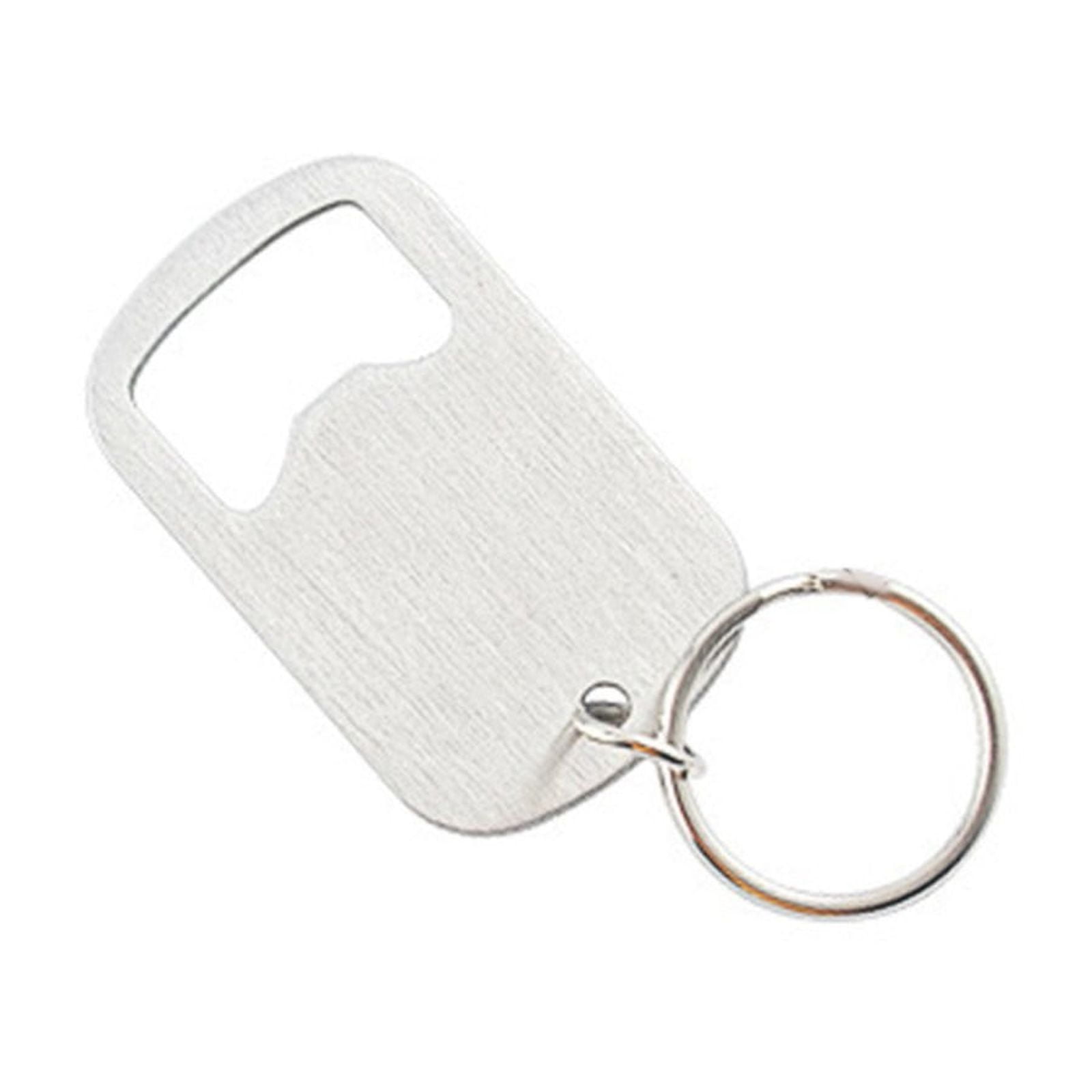 Keychain bottle opener|B|Stainless Steel Flat Beer Keychain Sturdy And ...
