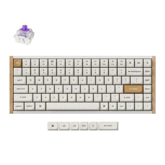 GravaStar Mercury K1 Pro 75% Wireless Mechanical Keyboard, Gasket Mount ...