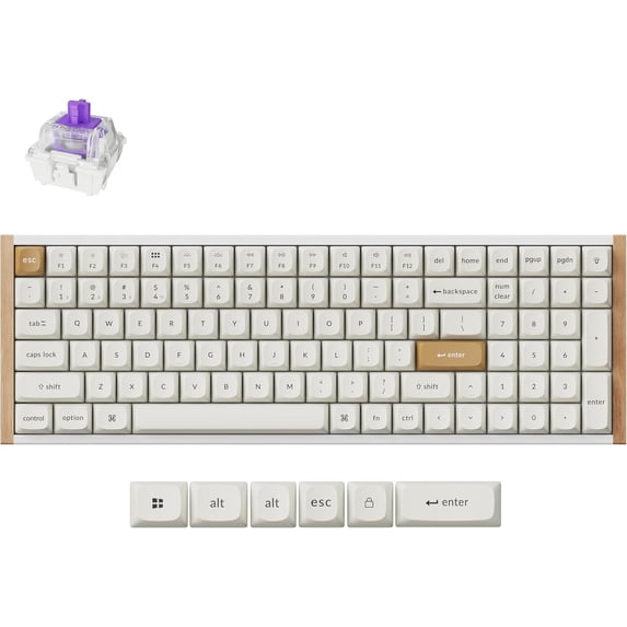 Keychron K4 HE 96% Wireless RGB Magnetic Switch Keyboard, Hall Effect ...