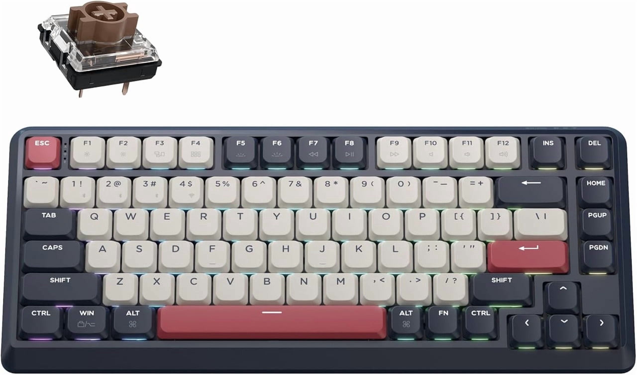 Keychron KJ1 Low Profile Wireless Mechanical Keyboard, 2.4 GHz ...