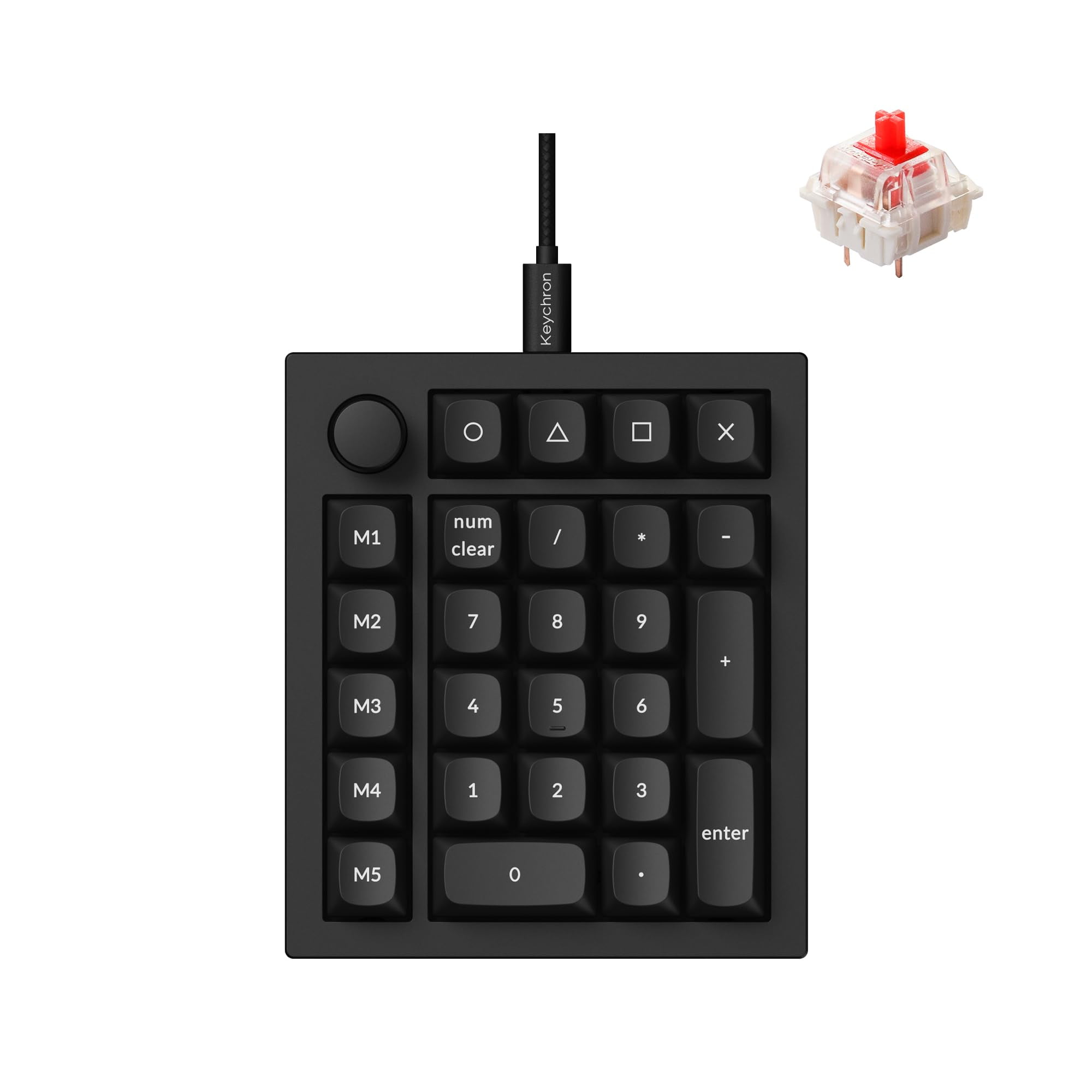 Keychron Q0 Plus Wired Full Aluminum Custom Number Pad, QMK/VIA ...