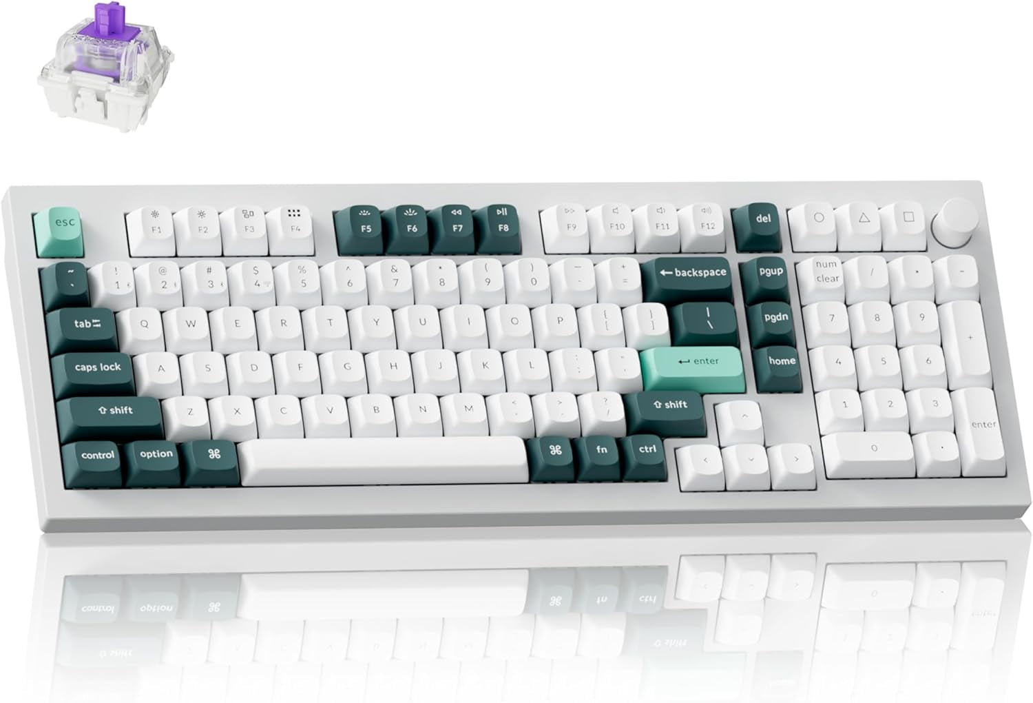 Keychron Q5 HE is a 96% layout wireless QMK custom keyboard with Hall ...