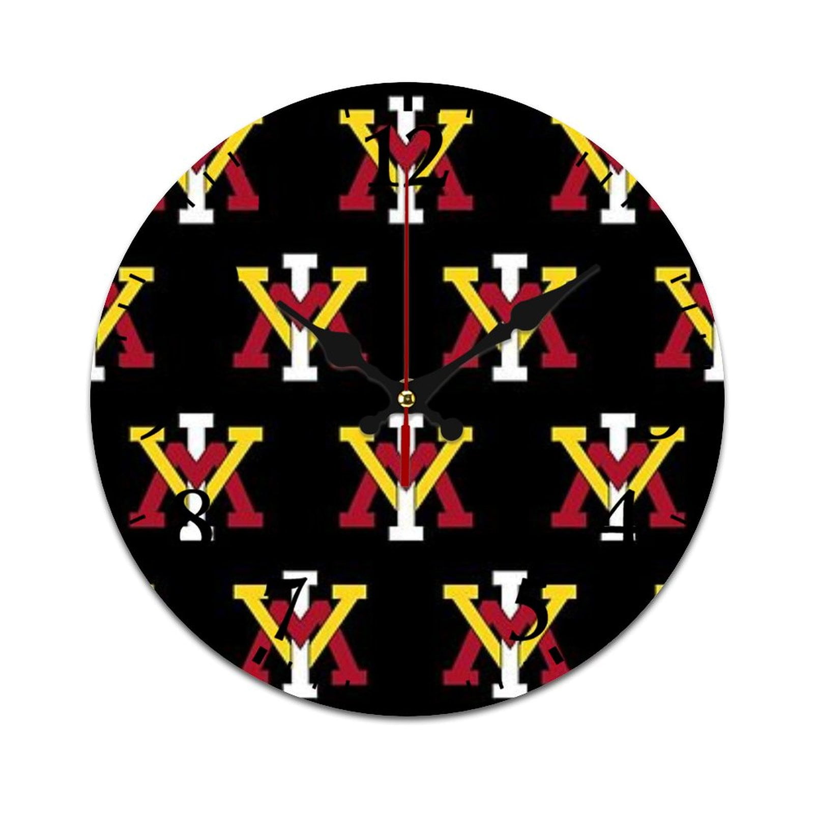 Keydets-VMI Wall Clock Modern Design Clocks Wall Hanging Home Office ...