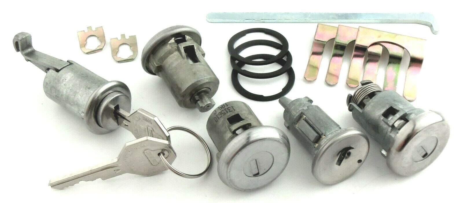 Keyed Alike Ignition Door Trunk & Glovebox Lock Set 1967 Pontiac ...