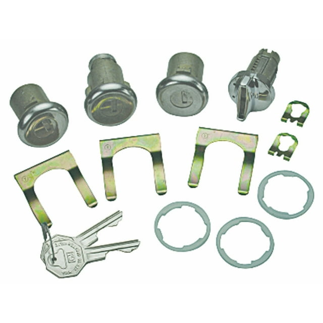 Keyed Alike Ignition Door & Trunk Lock Set 1966-1967 GTO Lemans Tempest ...