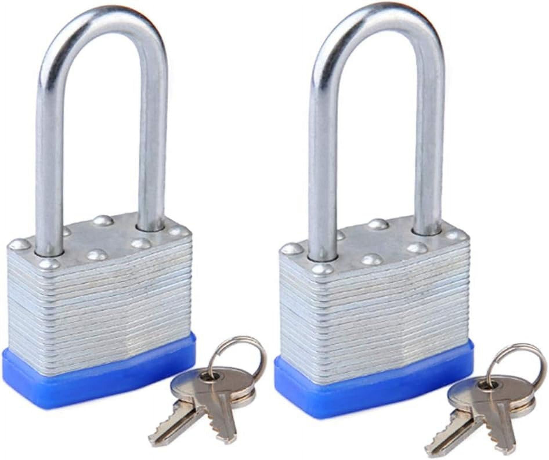 Keyed Alike Laminated Steel Padlock 1-9/16-inch(40mm) with Hardened ...