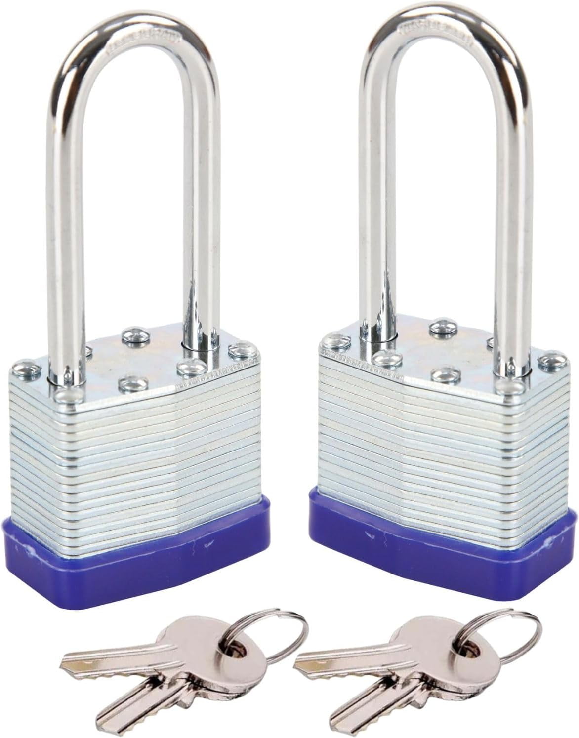 Keyed-Alike Padlock, Reinforced Laminated Steel Body 1-9/16" 40MM ...