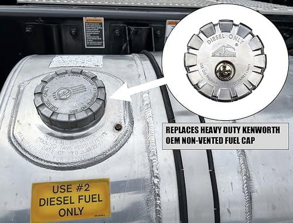 Keyed Alike Pair 3 1/2” Nominal 5.5 TPI Locking Aluminum Diesel Fuel ...