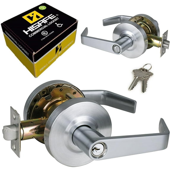 Keyed Entry Grade 2 Commercial Door Locks Heavy Duty Office Door Lever ...