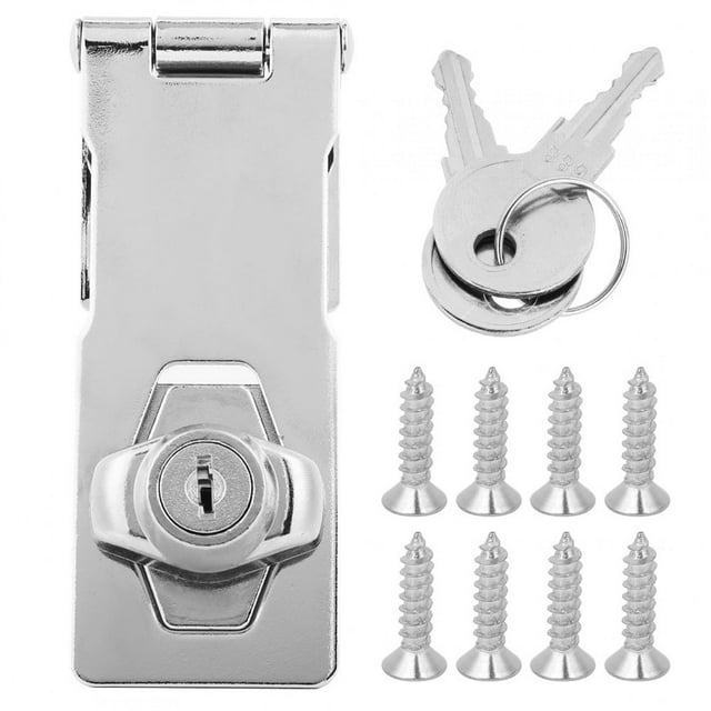 Keyed Hasp Locks Twist Knob Keyed Locking Hasp for Small Doors ...