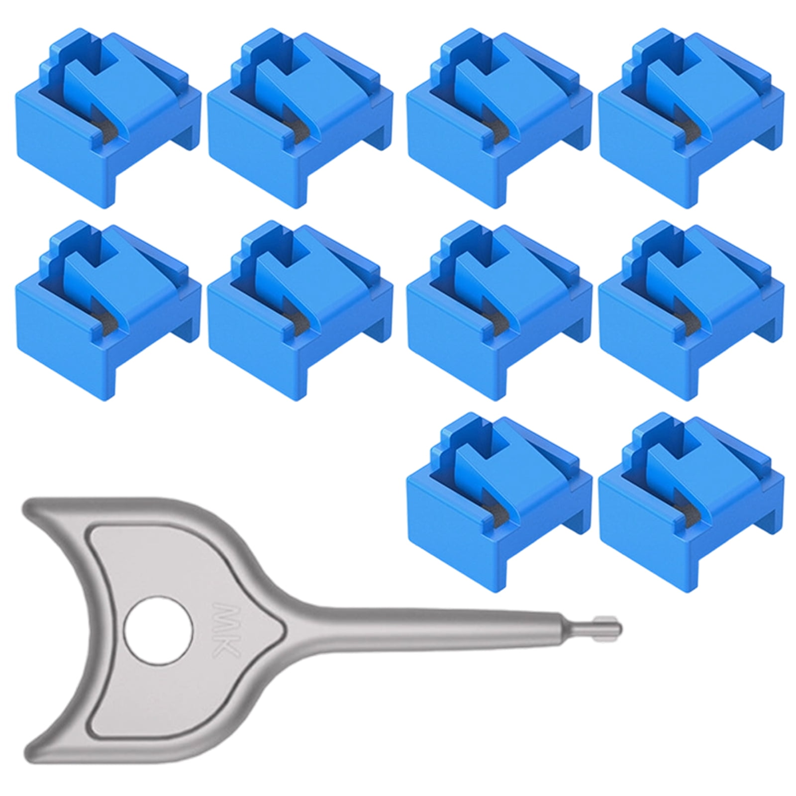 Keyed RJ45 Security Plug Removable For Data Center AntiTamper Cover ...