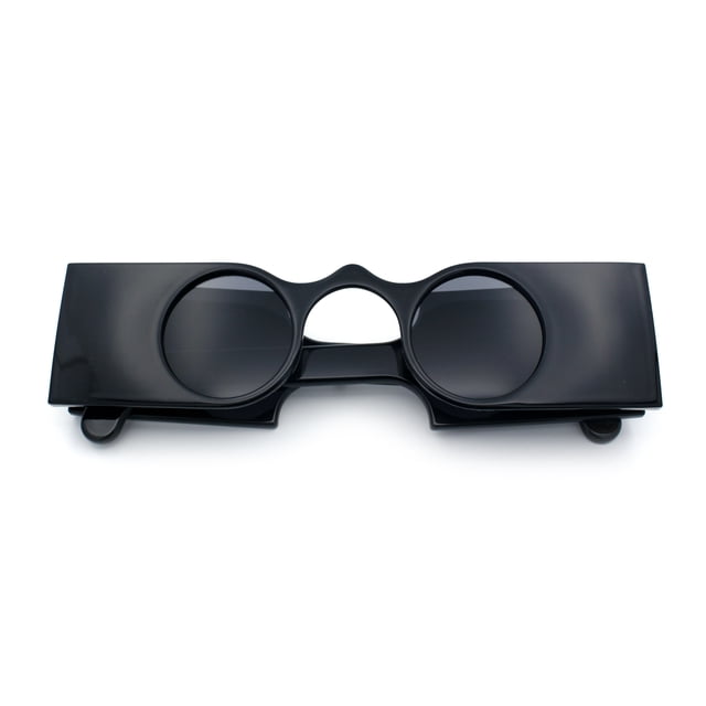 Keyhole Bridge Rectangle Bar Shape Round Circle Lens Hipster Sunglasses ...