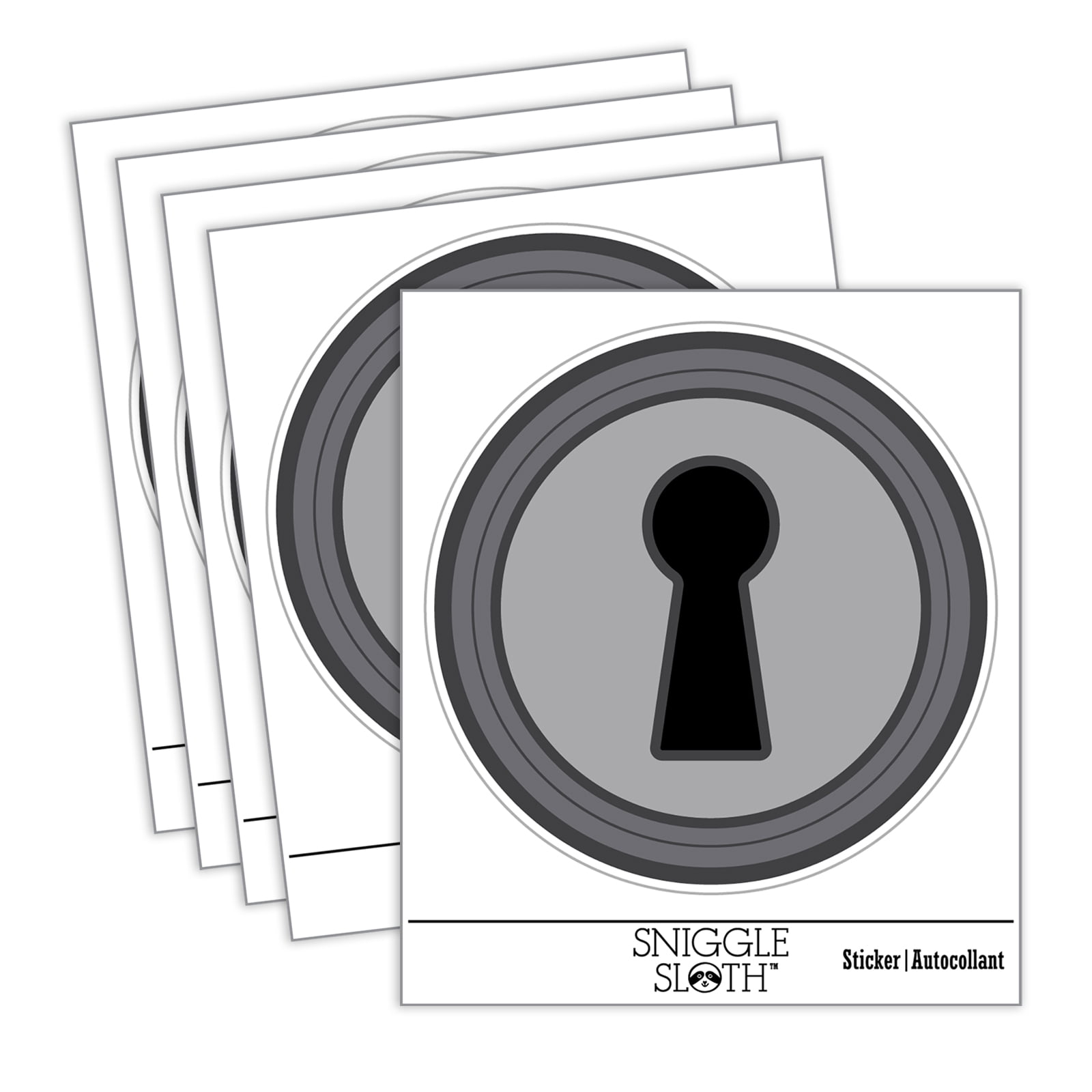 Keyhole Door Lock Car Window Bumper Water Bottle Phone Tablet Laptop ...