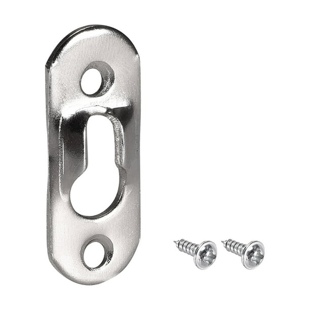 Keyhole Hanging Plate, 37mm x 14mm Single Hole Hook for Picture Frames ...