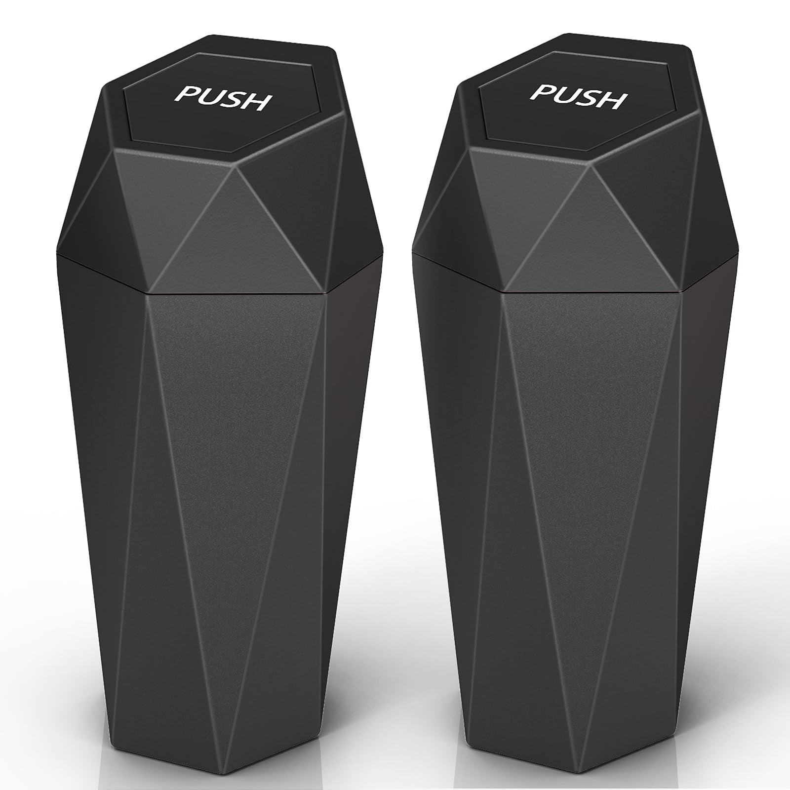 Keyiduid Car Cup Holder Trash Can, NSD3 Car Trash Mini Portable Trash ...