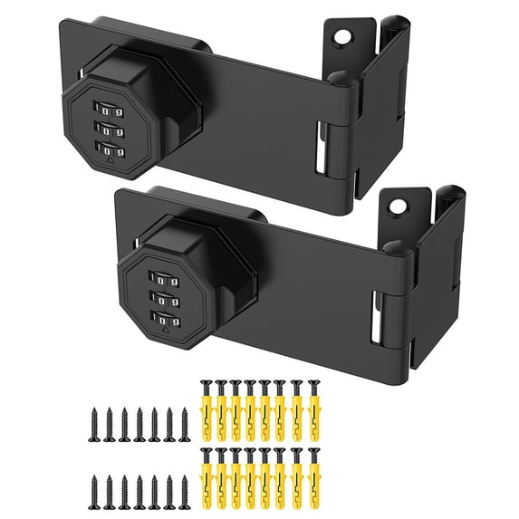 Keyless 3-Digit Combination Cabinet Lock,Secure Zinc Alloy Lock for ...