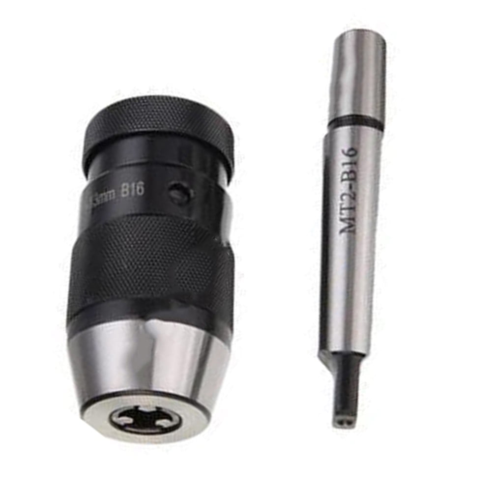 Keyless B16 1-16Mm Lathe Drill Chuck Mt2-B16 Arbor Self Tightening Drill Chuck - Walmart.com